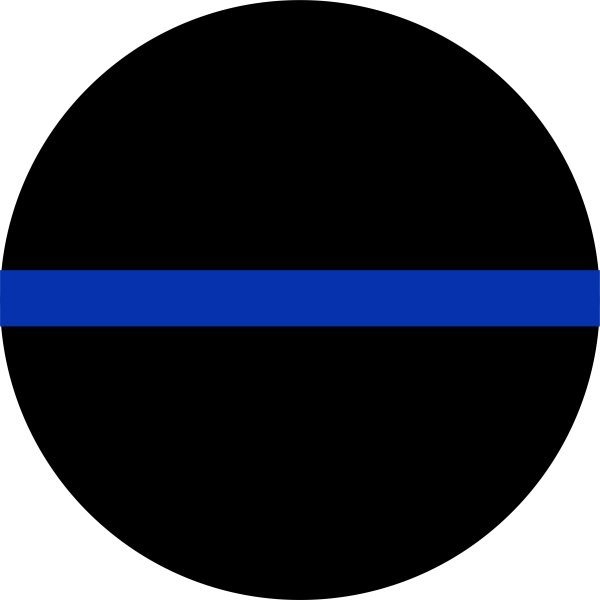 Thin Blue Line Jeep Spare Tire Cover